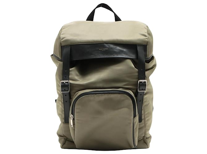 Saint Laurent Hunting lock sack Khaki Synthetic ref.1407313 - Joli Closet
