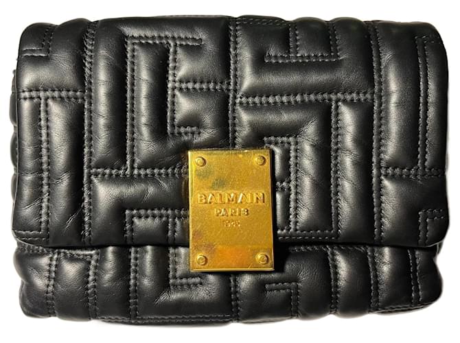 Mini Balmain bag 1945 Black Leather ref.1407888 - Joli Closet