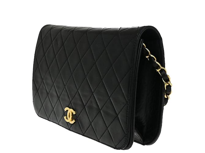 Chanel Matelassé Black Leather ref.1426518 - Joli Closet