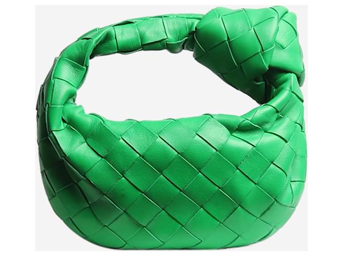 Bottega Veneta Green mini Jodie bag Leather ref.1431455 - Joli Closet
