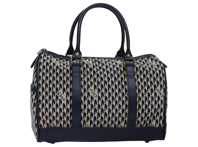 Chloé Chloe Hand Bag Nylon Navy Auth 77642 Navy blue ref.1431825 - Joli ...