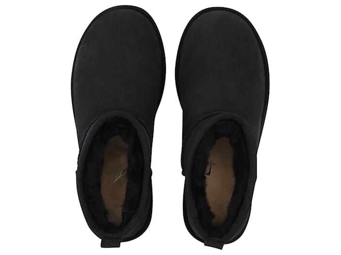 Ugg Classic Ultra Women in Black Shearling Leather ref.1440675 - Joli ...