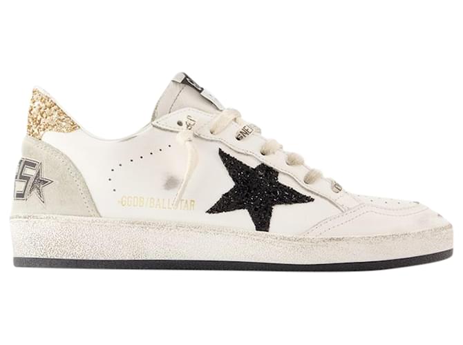 Ballstar Sneakers - Golden Goose Deluxe Brand - Leather - White Pony ...