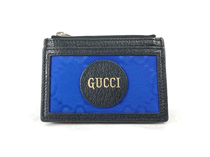 Gucci Blue Leather Coin Purse ref.1465412 - Joli Closet
