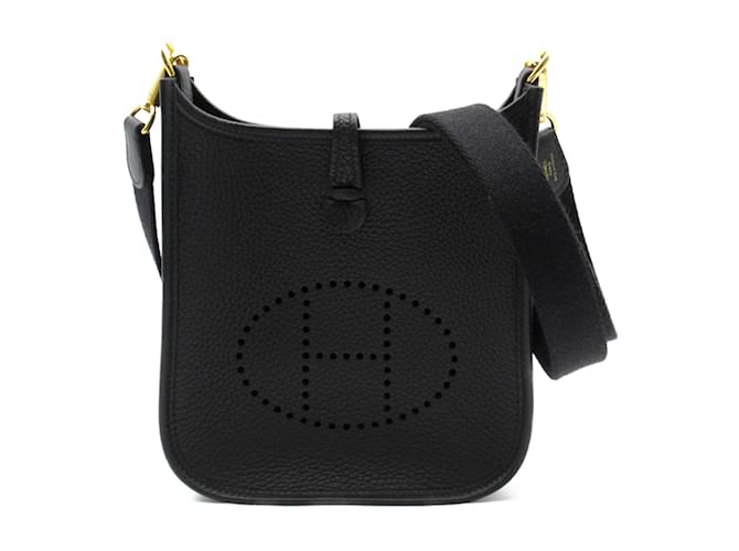 Hermès Hermes Evelyn Amazon TPM Black Shoulder Bag ref.1466184 - Joli ...
