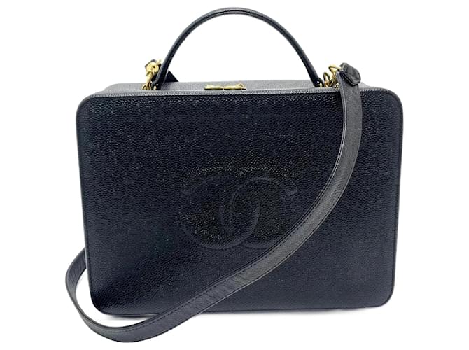 Chanel CC Mark 2WAY Handbag Black Leather ref.1472704 - Joli Closet