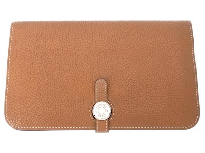 Hermès Hermes Dogon GM Gold Long Wallet (Sold) - Joli Closet