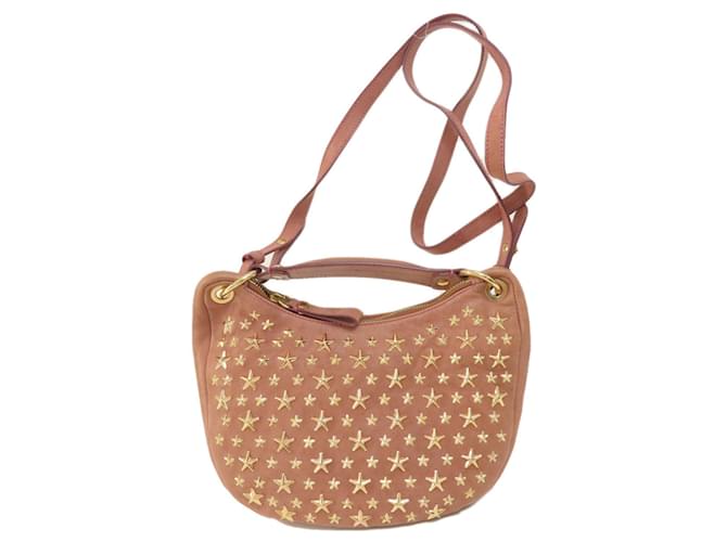 Jimmy Choo Stella Star Motif Handbag Pink Leather ref.JC1486762 (Sold ...