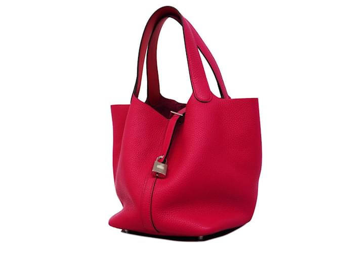 Hermès Hermes Picotin Lock MM Handbag Leather ref.1502423 - Joli Closet