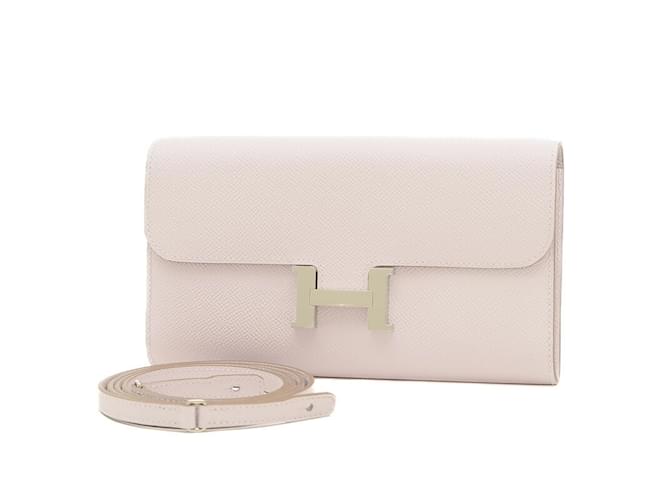 Hermès Hermes Constance To-Go Wallet in Epsom Leather Pink ref.1503727 ...
