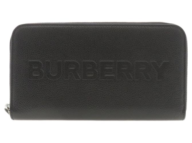 Burberry Black Leather Long Wallet ref.1505117 - Joli Closet