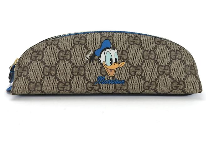 Gucci Pen Case 662129 Blue Beige Plastic ref.1506348 - Joli Closet