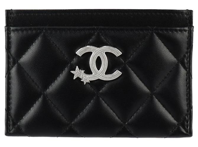 Chanel 2024 Cruise Card Case Black Leather ref.1506448 - Joli Closet