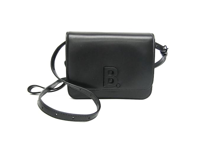 Balenciaga B Logo 592898 Women's Leather Shoulder Bag Black ref.1507932 ...