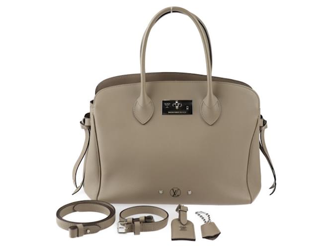 Louis Vuitton Mira MM Handbag Grey Leather ref.1509604 - Joli Closet