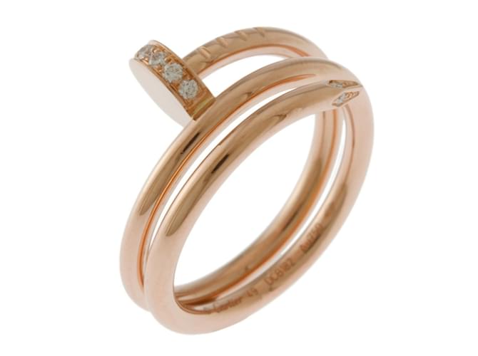 Cartier Just Ankle Diamond Ring in 18K Pink Gold ref.1509833 - Joli Closet