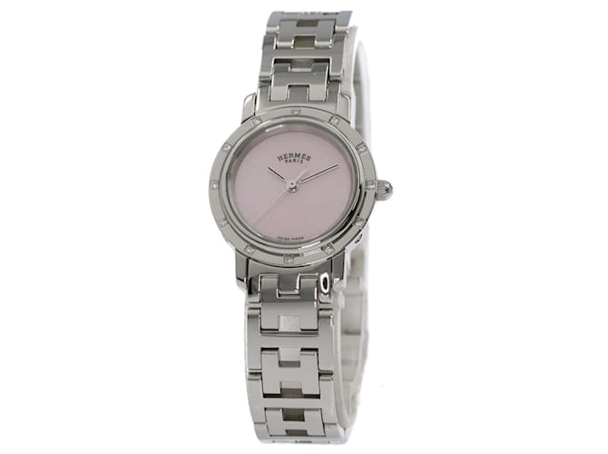 Hermès Hermes CL4.230 Clipper Nacle 12P Diamond Watch ref.1510490 ...