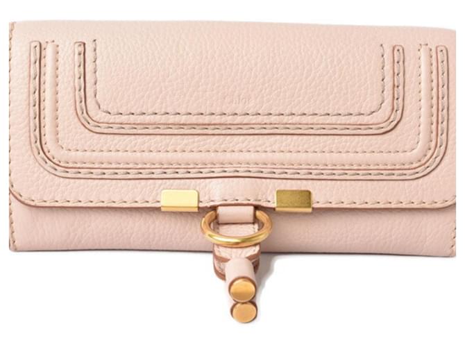 Chloé Long Wallet in Pale Blush Pink Leather ref.1510753 - Joli Closet