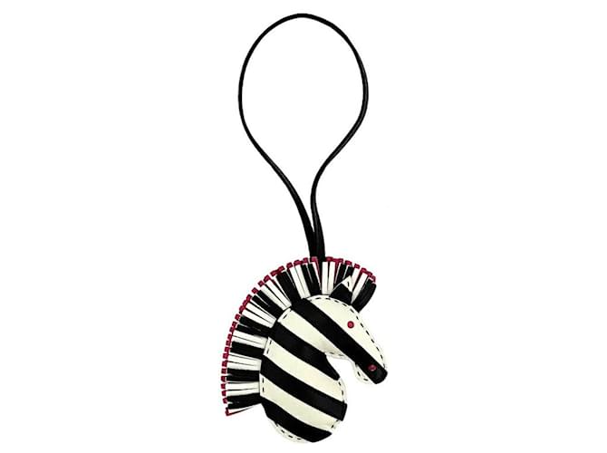 Hermès Hermes Gigi Savannah Black Cle Leather Handbag Charm White ...