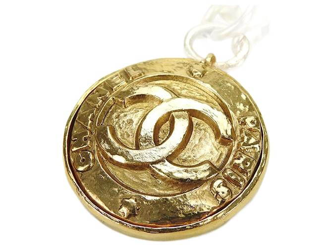 Chanel Coco Mark Mirror Necklace Golden Metal ref.1514121 - Joli Closet