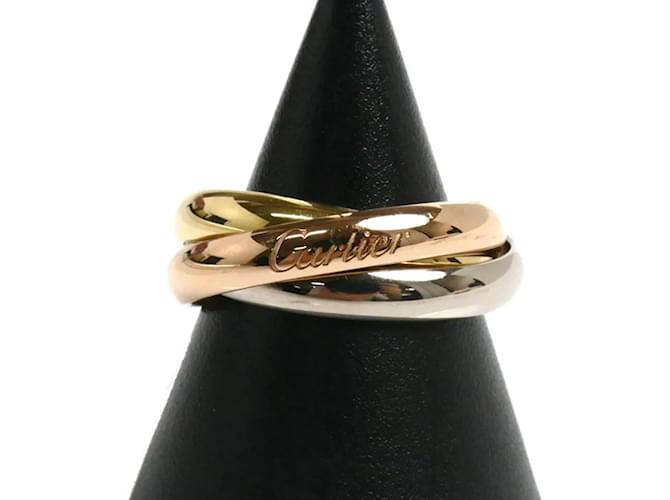 Cartier K18 Trinity Classic Ring White gold Yellow gold Pink gold ref ...