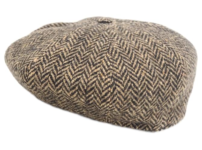 Hermès Hermes Brown Wool and Cashmere Casket Hat ref.1516063 - Joli Closet