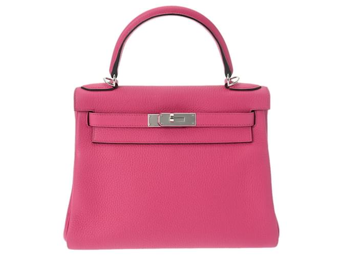 Hermès Hermes Kelly 28 Z Stamp Togo Handbag Leather ref.1518962 - Joli ...