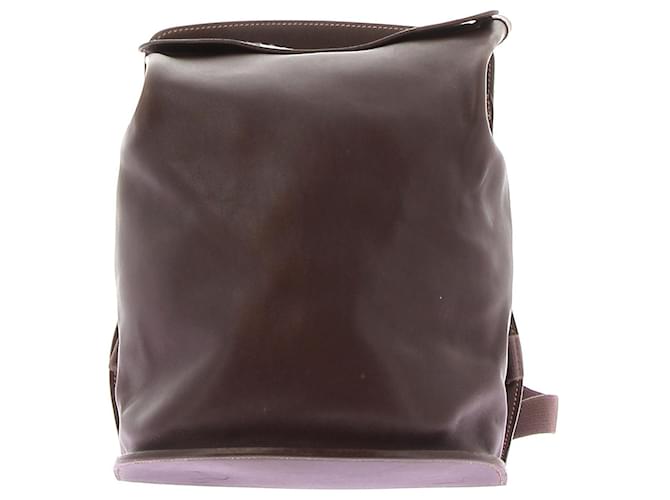 Hermès HERMES Backpacks T. Leather Brown ref.1523510 - Joli Closet
