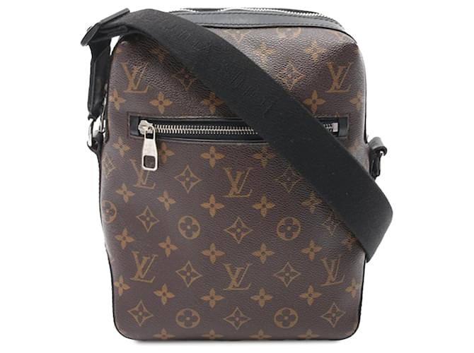 Brown Louis Vuitton Monogram Macassar Torres PM Crossbody Bag Cloth ref ...