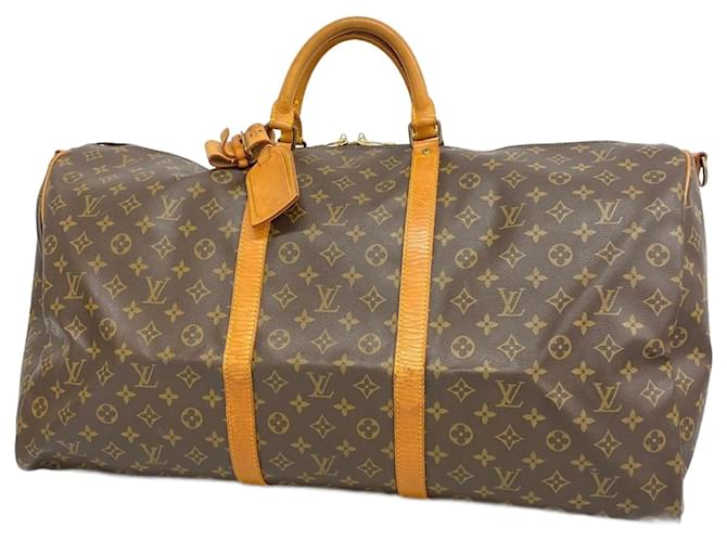Louis Vuitton Monogram Keepall Bandouliere 60 Brown ref.1539117 - Joli Closet