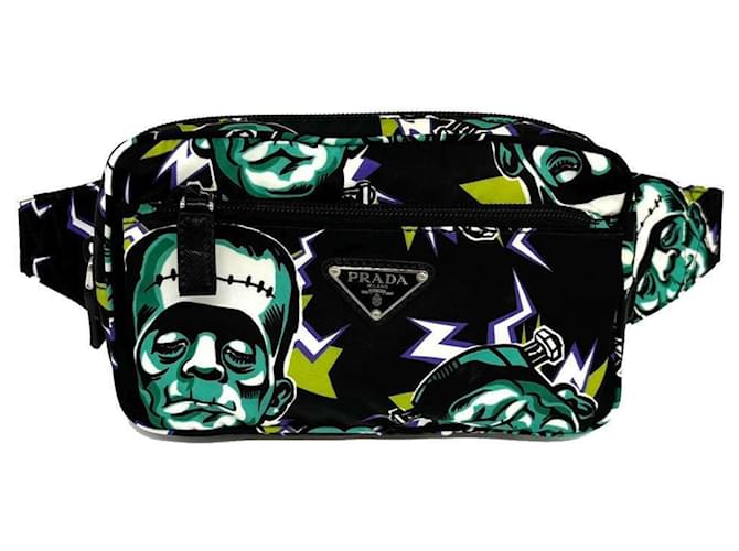 Prada Body Bag - Universal Studios Collaboration Black Nylon ref ...