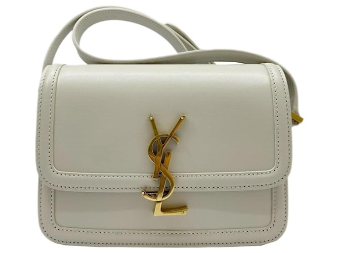 Saint Laurent Solferino Small White Leather Shoulder Bag ref.1543327 ...