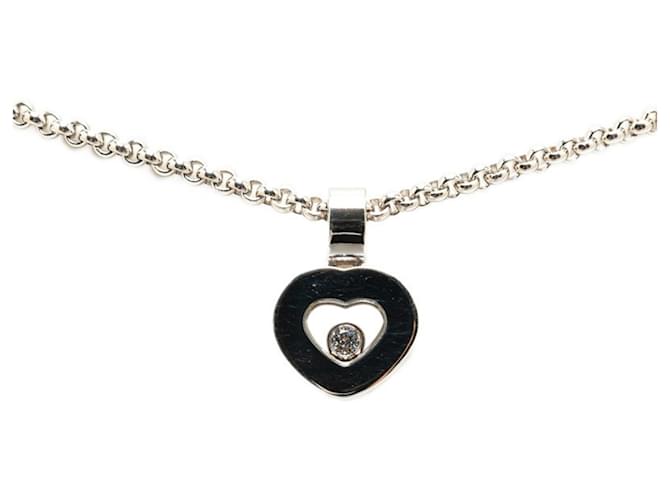 Chopard Happy Diamond 1P Heart Motif Necklace White White gold ref ...