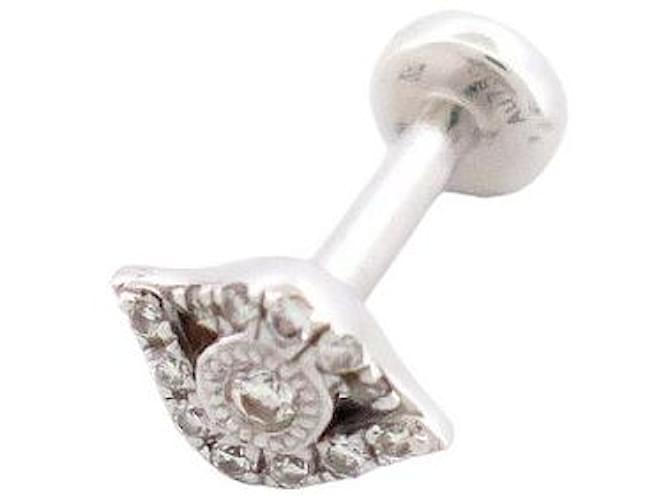 NINE MONO LOOP DJULA EAR PIERCING BAR EYE EA76456-WG GOLD DIAMONDS ...