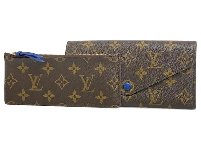 Louis Vuitton Tri-fold Long Wallet Blue ref.1551566 - Joli Closet
