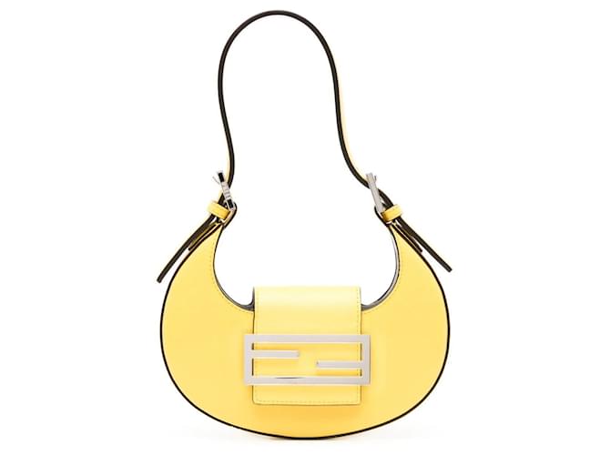 Fendi Cookie Yellow Bag Leather ref.1552380 - Joli Closet