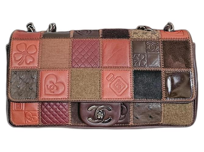 Timeless Chanel patchwork bag Multiple colors Fur ref.1572694 - Joli Closet