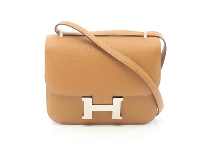 Hermès Hermes Constance Verso Sesame Ciel Shoulder Bag Brown Diamond ...