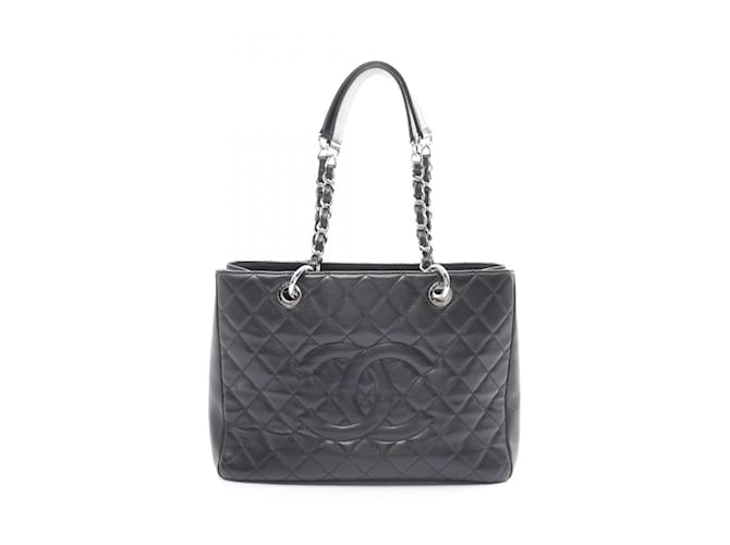 Chanel Matelasse Grand GST Tote Bag Black Leather ref.1582282 - Joli Closet