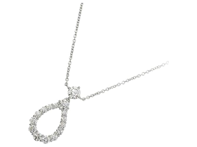 Harry Winston Loop Diamond Necklace Platinum ref.1583985 - Joli Closet