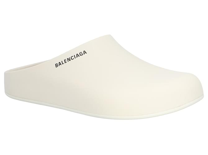 Balenciaga Mule Slide In Nacre Beige Brown Rubber ref.1584887 - Joli Closet