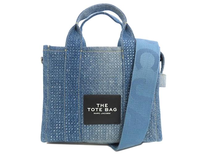Marc Jacobs Crystal The Tote Handbag in Denim Blue ref.1592815 - Joli ...
