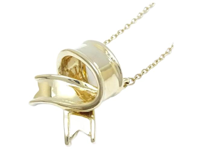 Tiffany & Co. 18K Yellow Gold Ribbon Necklace ref.1593894 - Joli Closet