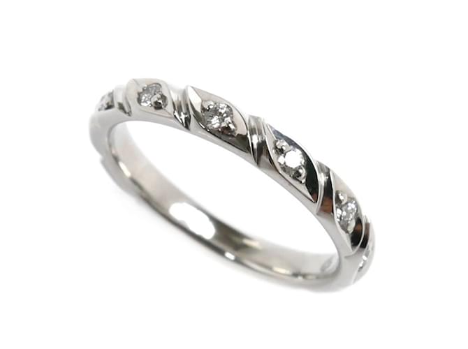 Chaumet Platinum 950 Torsade Diamond Band Ring ref.1600239 - Joli Closet