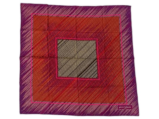 Pierre Balmain Vintage Balmain scarf from the '70s Multiple colors Silk ...
