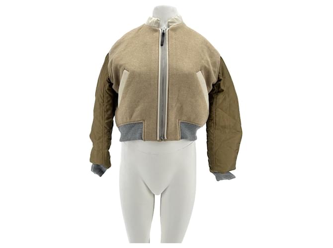 Theory jackets T.International S Polyester Beige ref.1613693 - Joli Closet