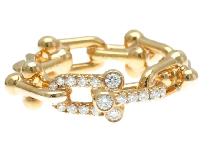 Tiffany & Co Tiffany Hardware Small Link Ring in Pink Gold Golden ref ...