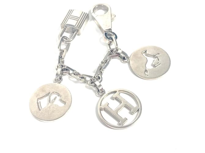 Hermès Hermes Silver Keyring Silvery Metal ref.1616189 - Joli Closet