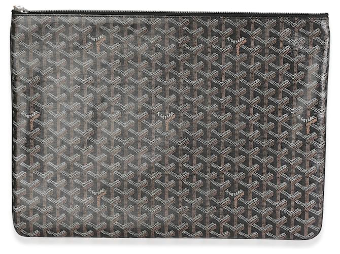 Goyard Black Goyardine Canvas Senat GM (Sold) - Joli Closet