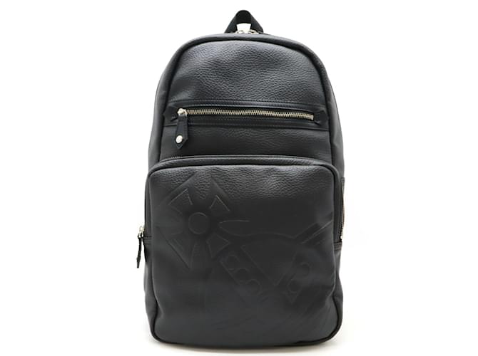 Vivienne Westwood Hamilton Orb Backpack Black Leather ref.1618683 ...